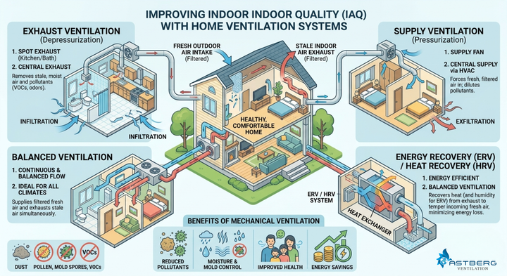 A complete guide to home ventilation systems and ERVs – Astberg Ventilation