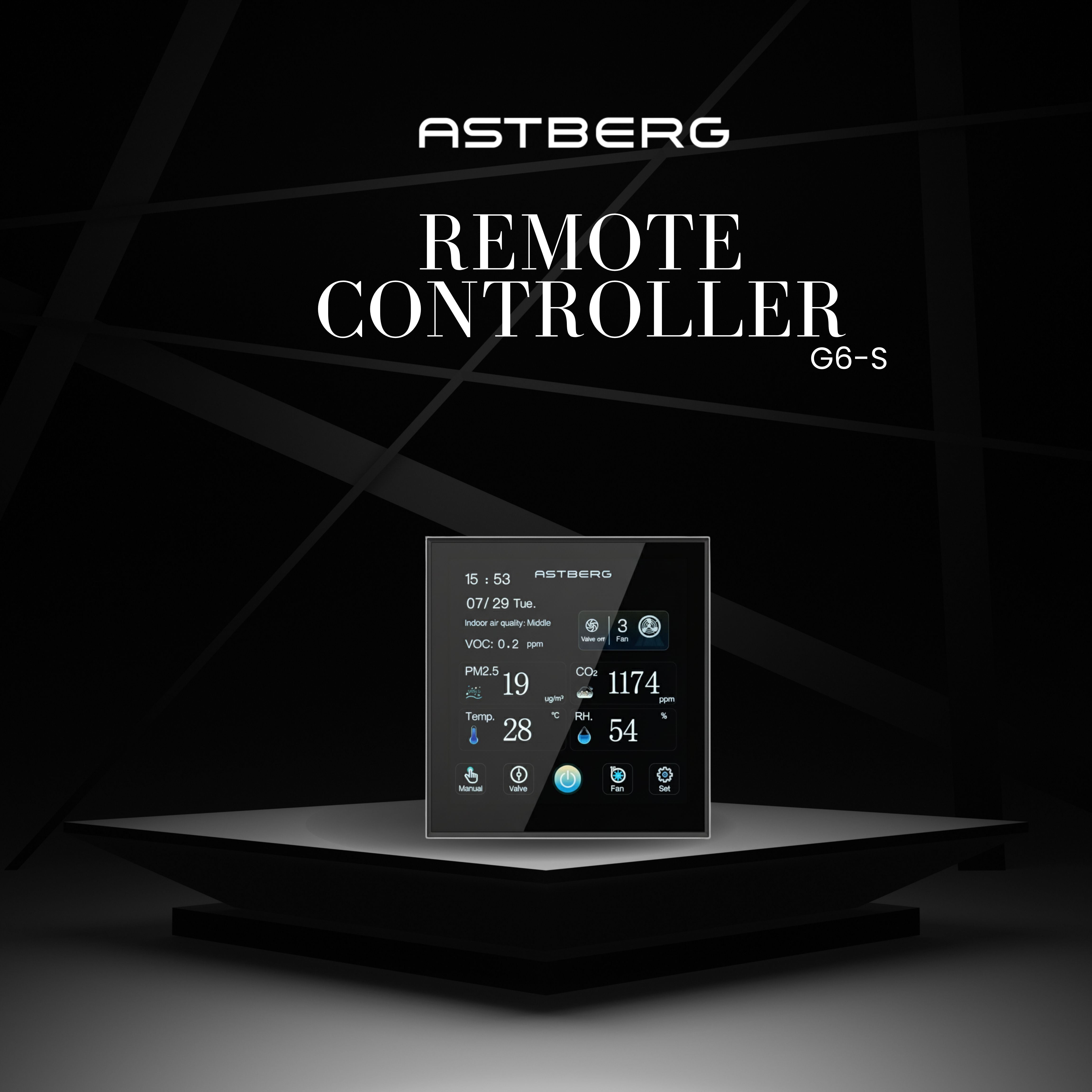 SMART CONTROLLER - G6-S FRESH AIR CONTROLLER – Astberg Ventilation