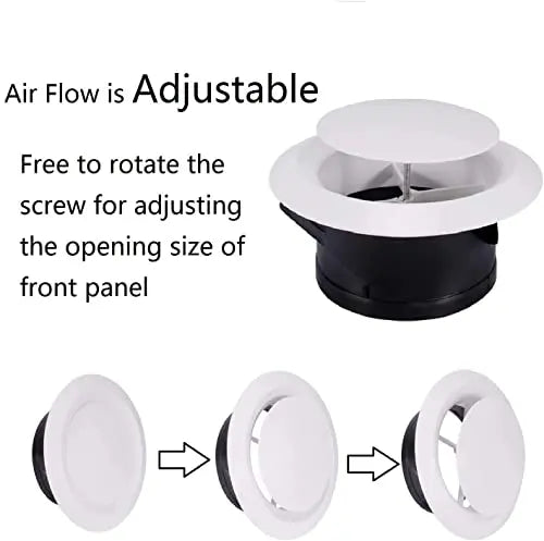 Astberg Diffusers ABS (100mm/4") Ducting Cover/Exhaust Supply Ceiling ...